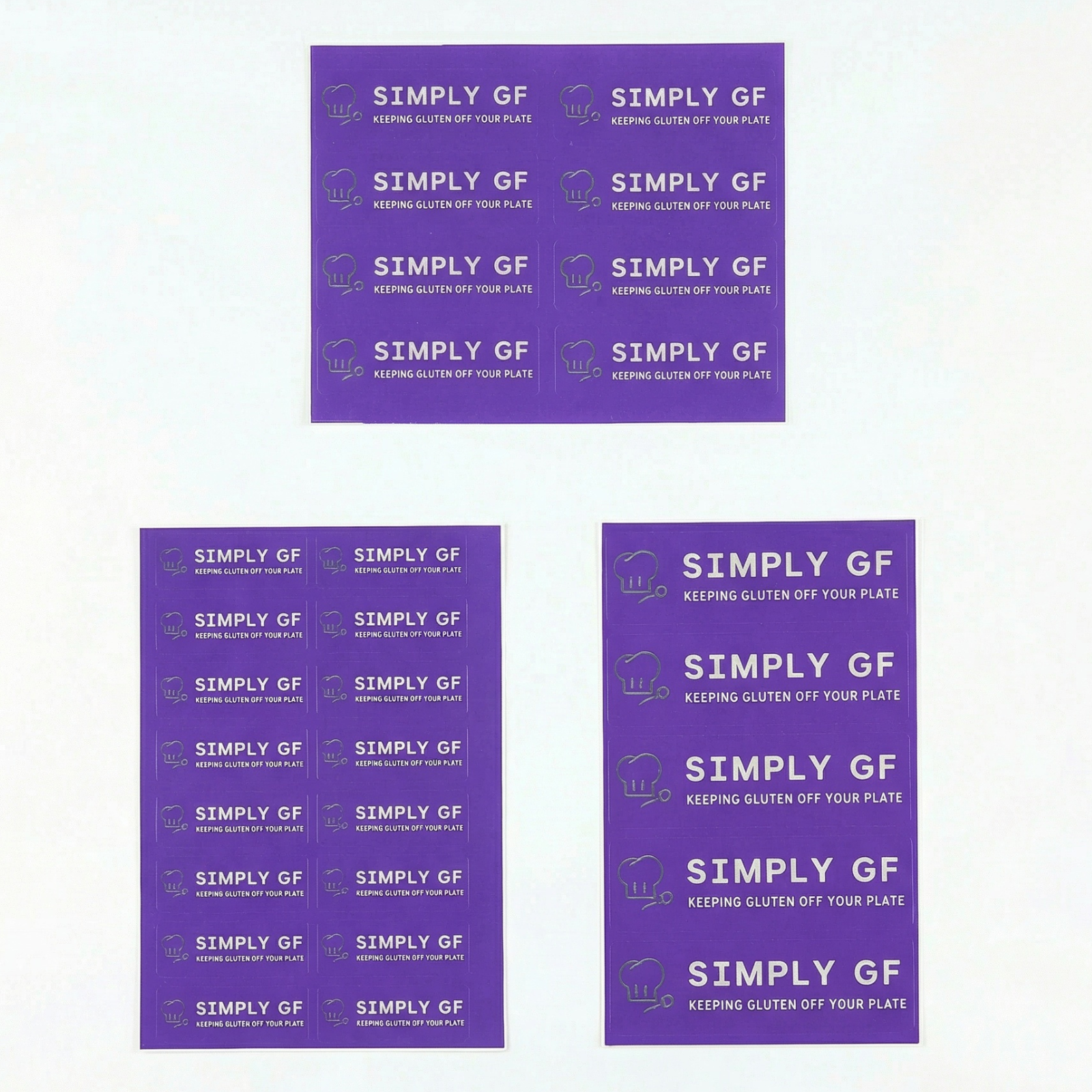Gluten-Free Food Labels (29-Pack) | Dishwasher Safe | Simply GF ...